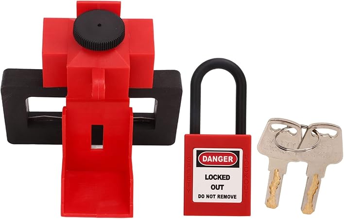 Amazon.com: Circuit Breaker Lock Kit Clamp On Breaker Lockout Padlock ...