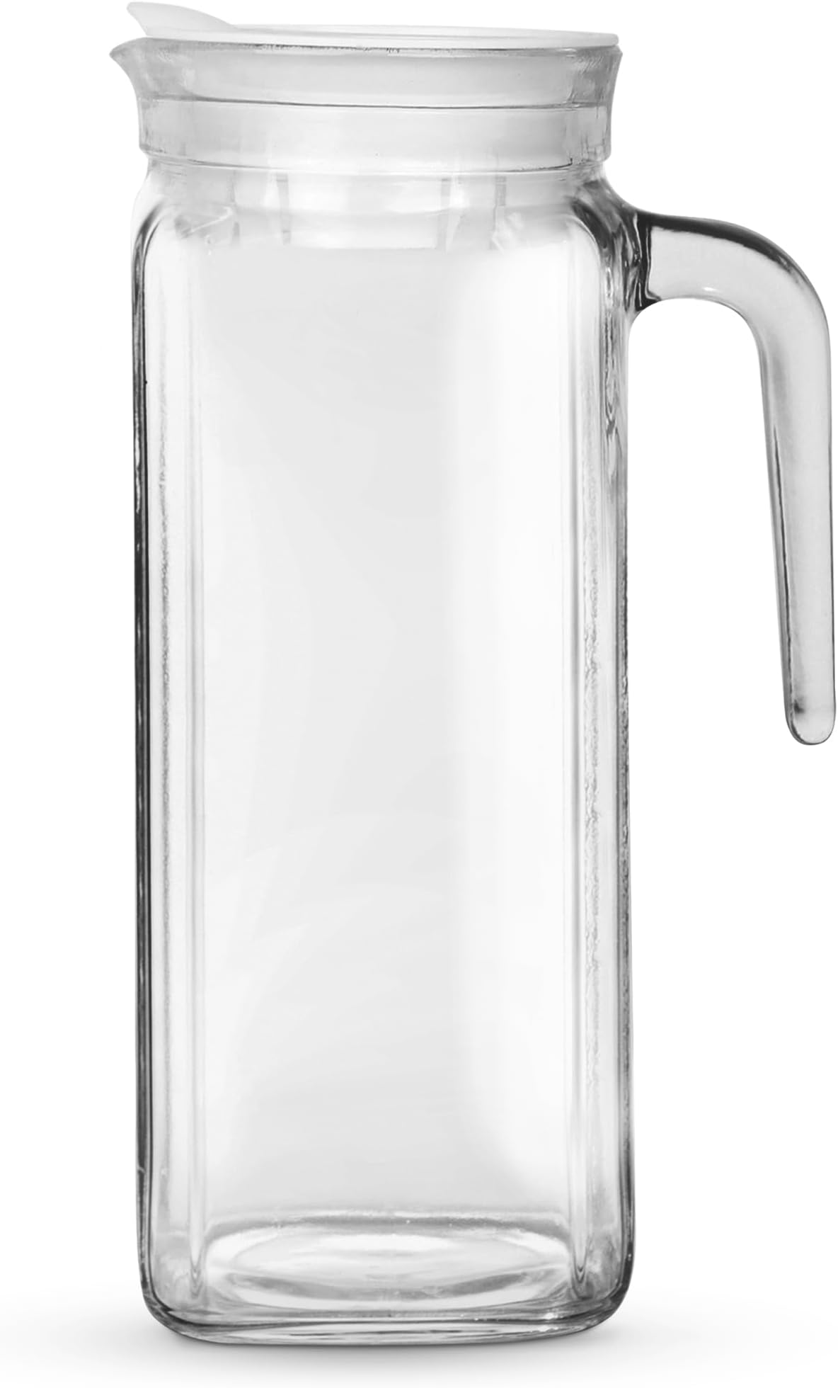 Amazon.com: Anchor Hocking Glass Bistro Pitcher with White Stopper, 64 ...