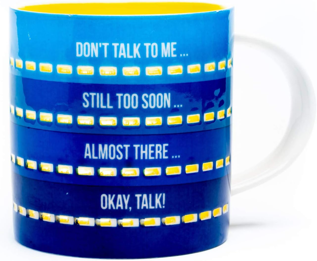 Amazon.com | Soleil Home Vineen Porcelain Coffee Mug | Coffee Timer ...