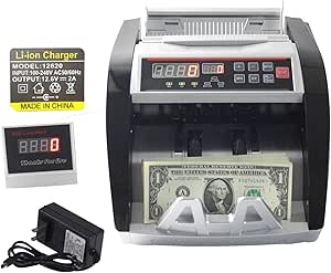 Amazon.com : Cash Counting Machine with 4000mA Li Battery XD-5800C Bill ...