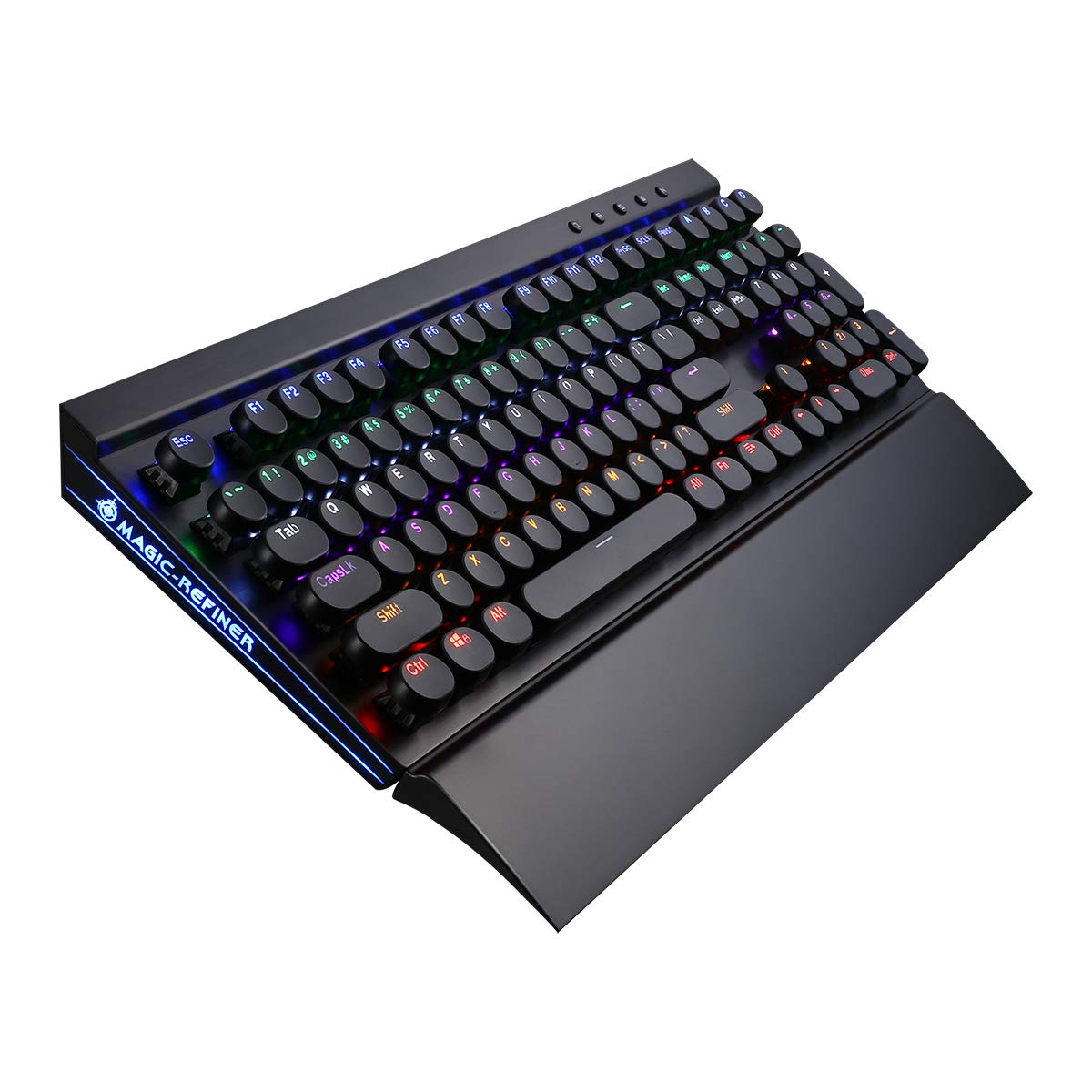 Buy MK7 RGB Mechanical Keyboard Retro Gaming Keyboard-Blue Switches-RGB ...