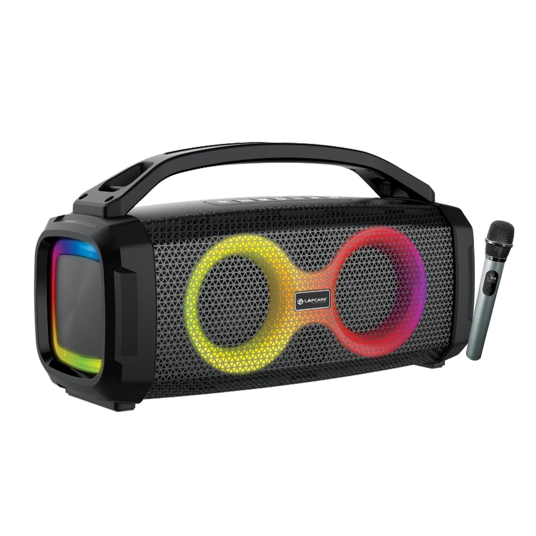 Lapcare Boomra Boombox Party Speaker | 60w HD Crystal Clear Hi Bass ...