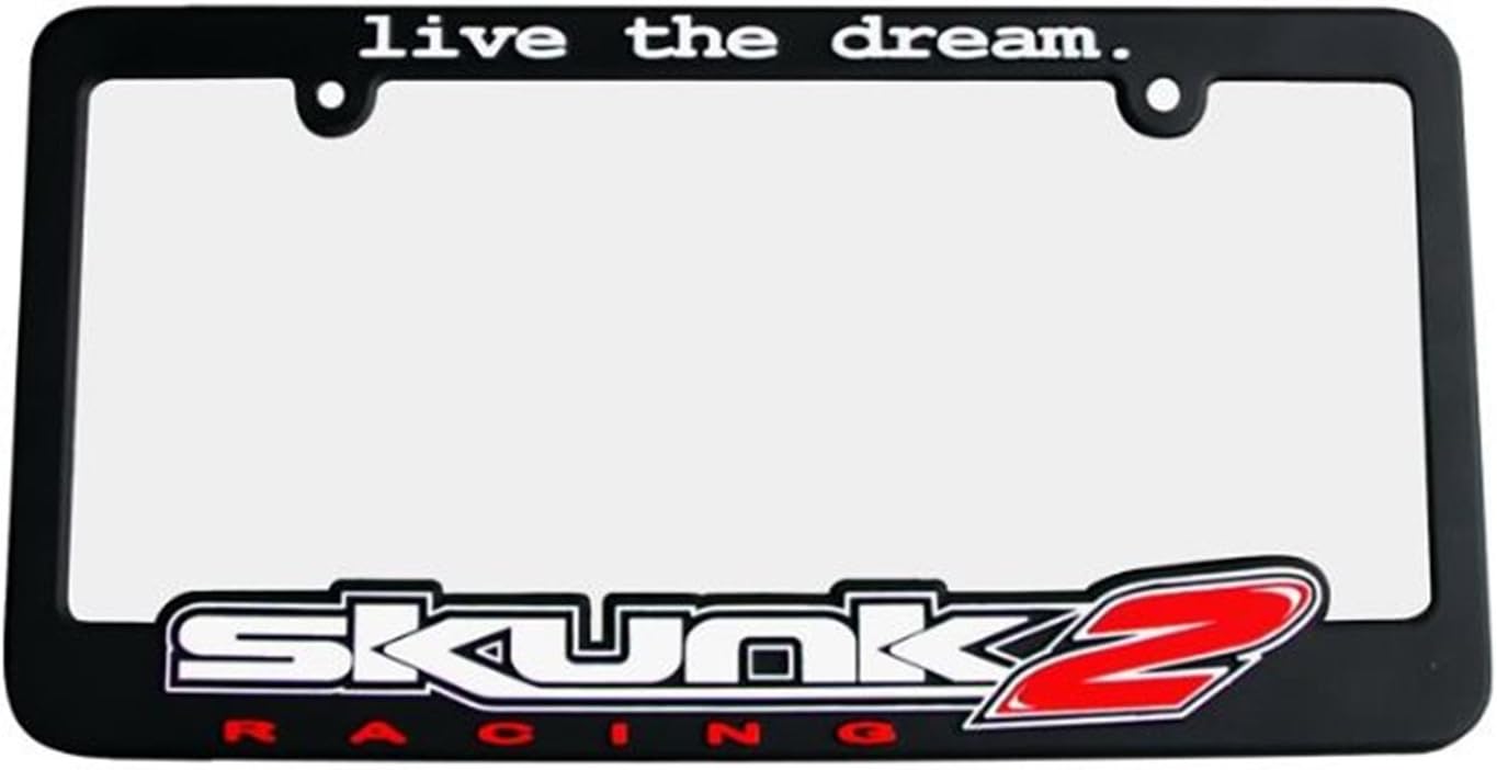 Amazon.com: Skunk2 Racing 838-99-1460 License Plate Frame with 'Go ...