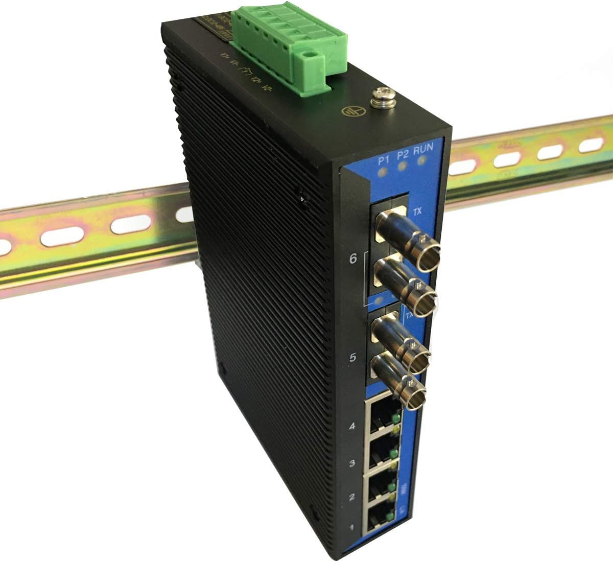 Amazon.com: COMMFRONT Industrial 6-Port Unmanaged Ethernet Switch/Daisy ...