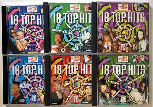 18 Top HIts aus den Charts - Die komplette Reihe 1-6 aus 1995 (CD ...