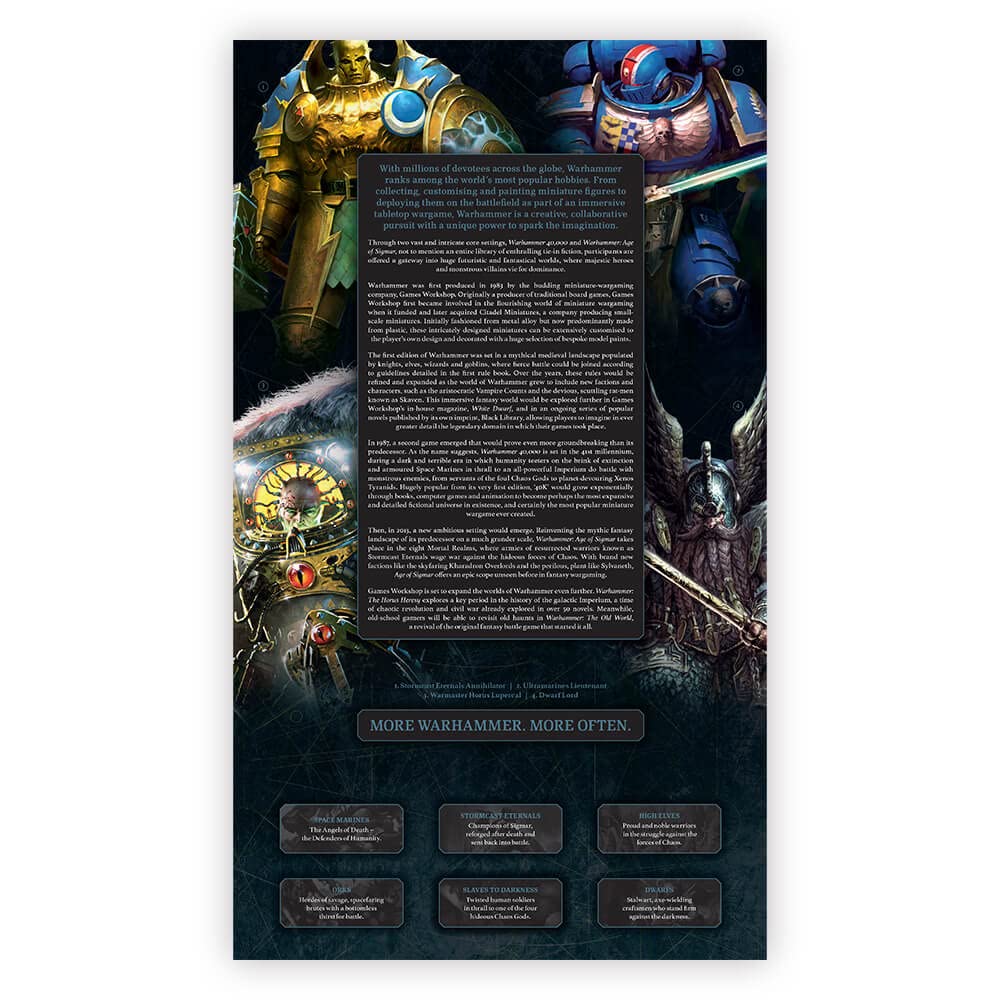 Official Warhammer Stamps Affixed Presentation Pack by Royal Mail ...