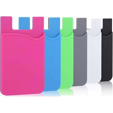 Amazon.com: Adhesive Phone Wallet, Pofesun [3 Pack] Ultra Thin Stick-on ...