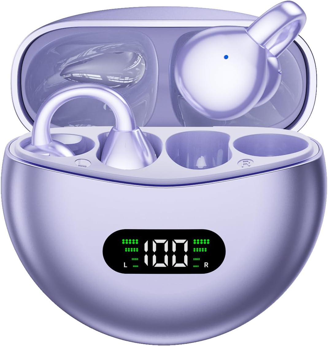 Amazon.com: YAWYORE Open Earphones, Clip-On Wireless Headphones ...