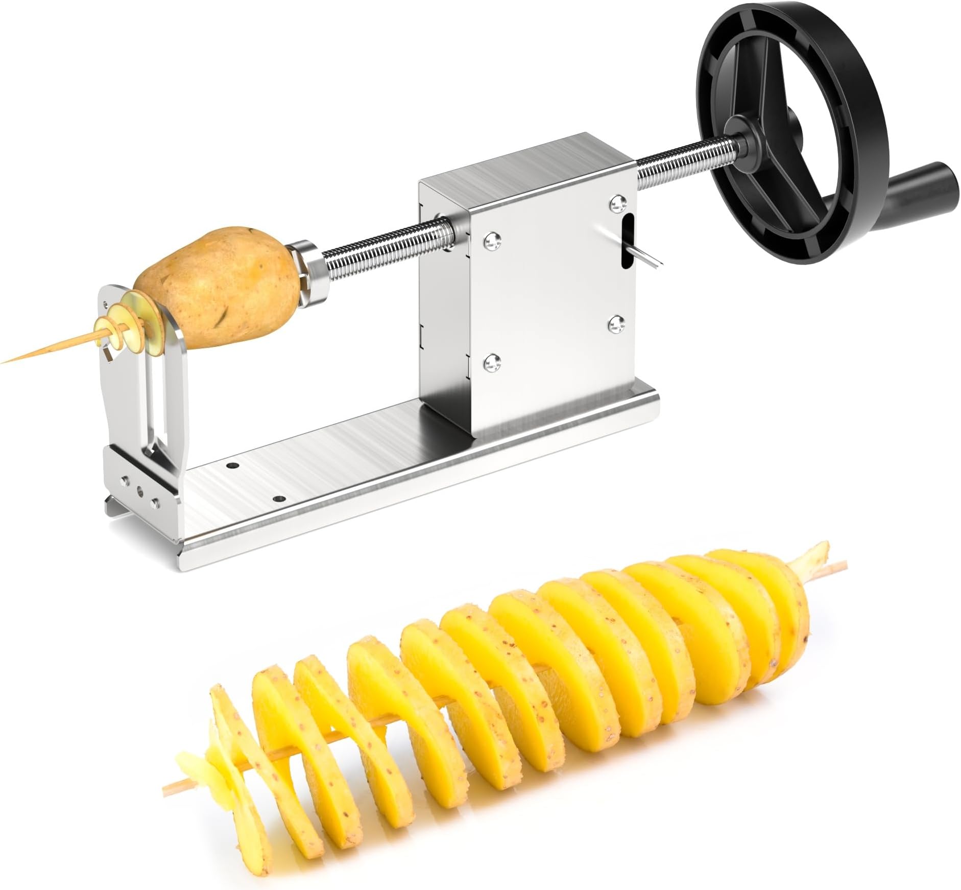 Amazon.com: 3 Blade Tornado Potato Cutter, Manual Potato Slicer ...