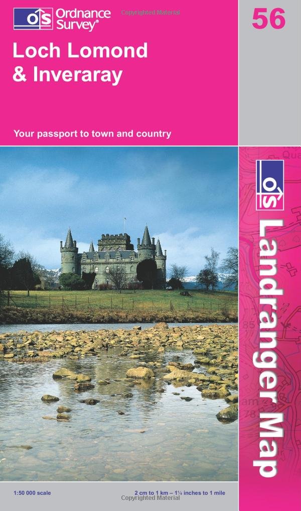 L/R Map 056 Loch Lomond & Inverary (OS Landranger Map): Ordnance Survey ...