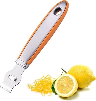 Amazon.com: Lemon Zester Tool for Kitchen - Citrus Zester Tool with ...