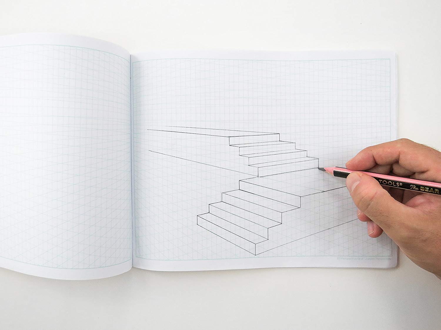 Koala Tools | 2-Point Drawing Perspective Notebook (3 Pack) | 10.35" x ...