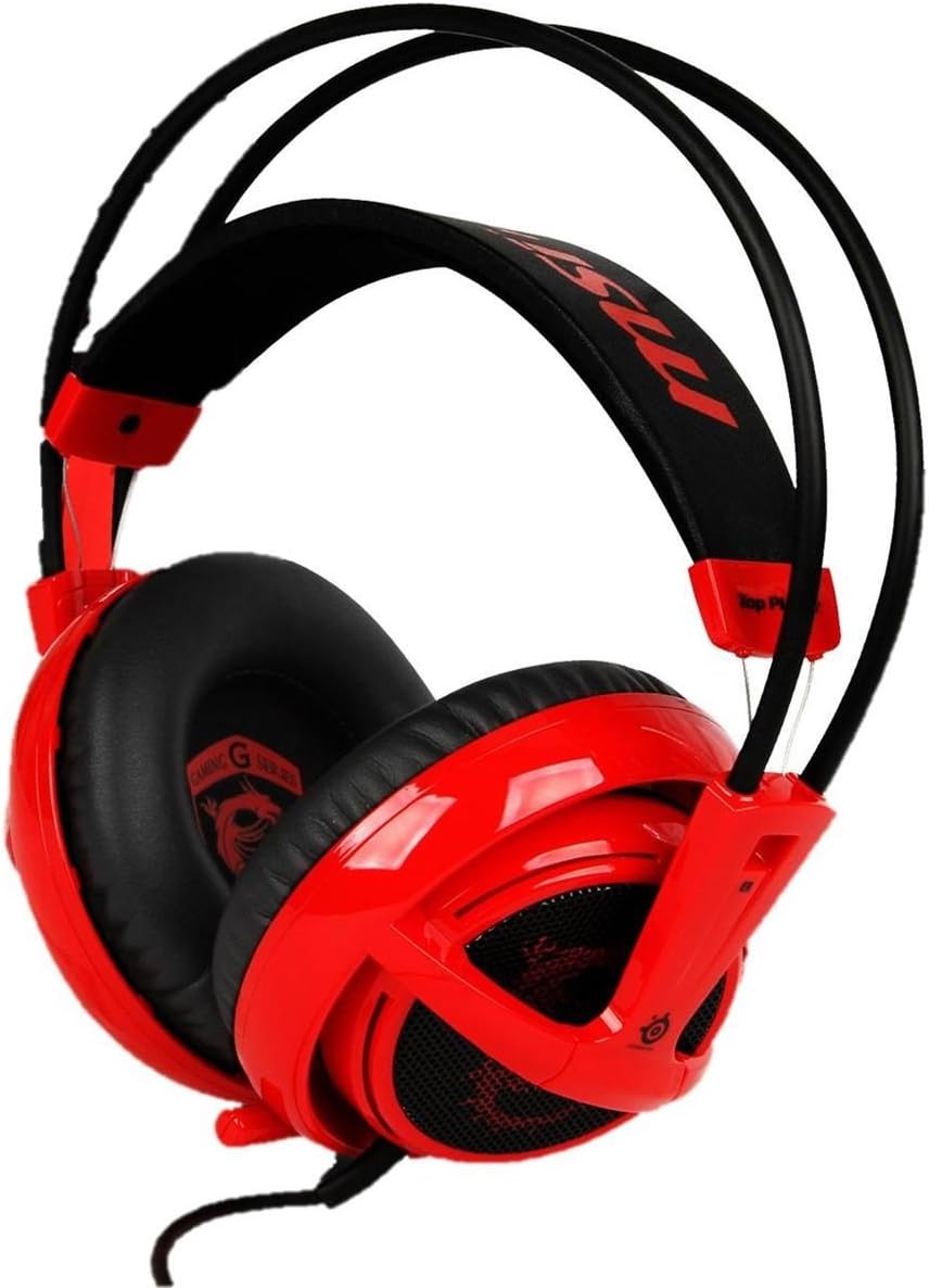 Amazon.com: SteelSeries Siberia V2 Full-Size Gaming Headset (Red ...