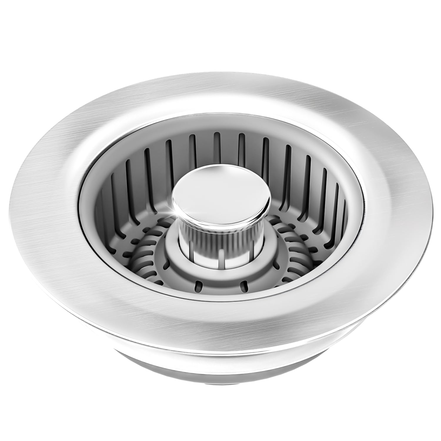 Snapklik.com : Zaa 2in1 Kitchen Sink Drain Strainer And Sink Stopper ...
