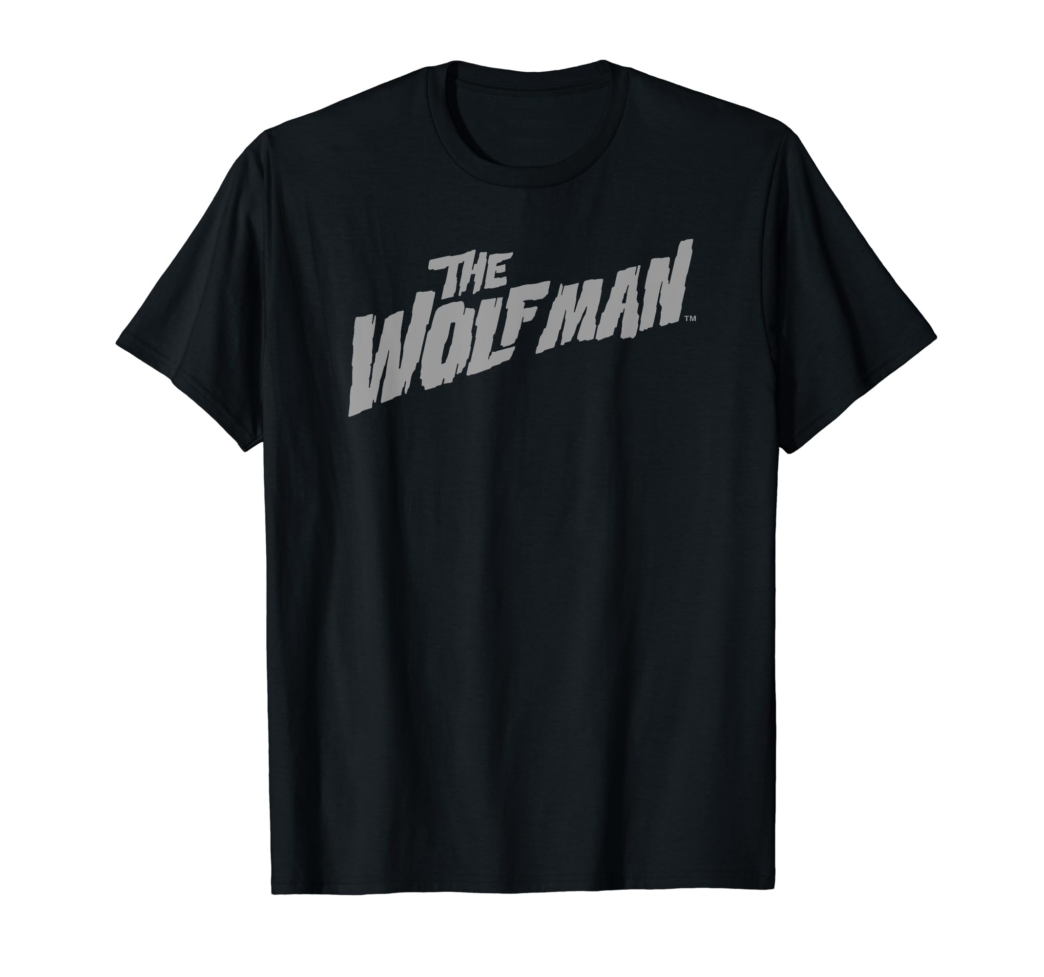 Amazon.com: The Wolf Man Original T-shirt with Grey Font T-Shirt ...
