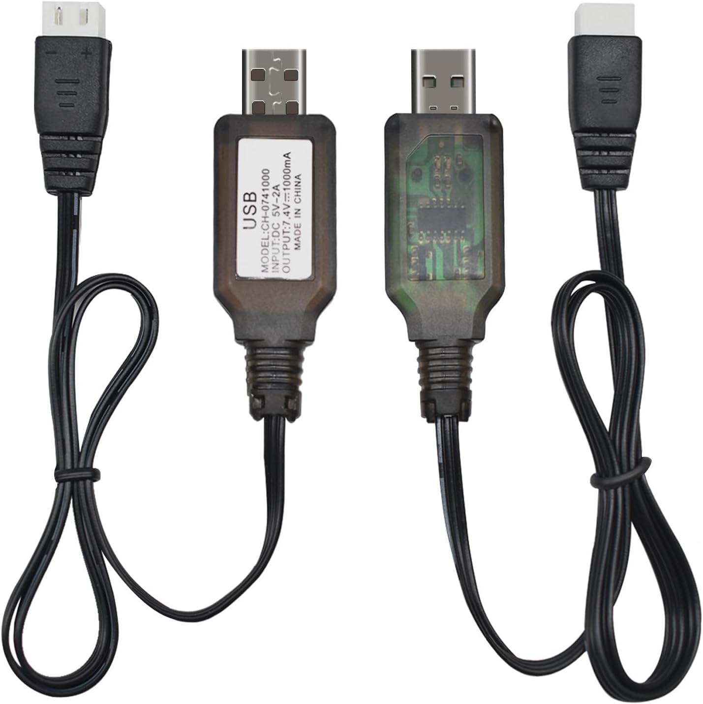 Amazon.com: Pinkind USB Charger Cable with XH-3P Connector for 2S 7.4V LiPo Battery Hosim Q903 ...