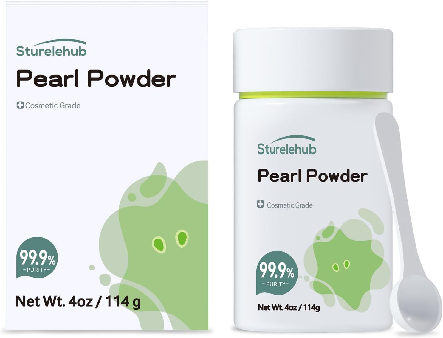 Amazon.com : Sturelehub Pearl Powder, 4OZ / 114g 99.9% Purity, Cosmetic ...