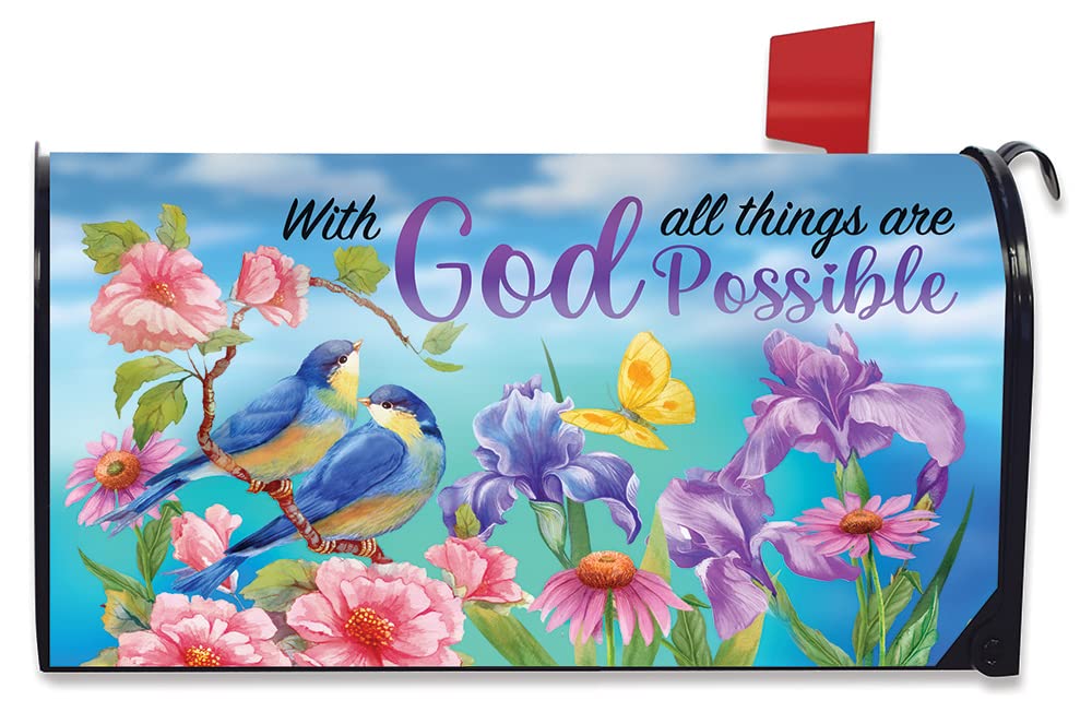 Amazon.com: Briarwood Lane with God Religious Magnetic Mailbox Cover ...