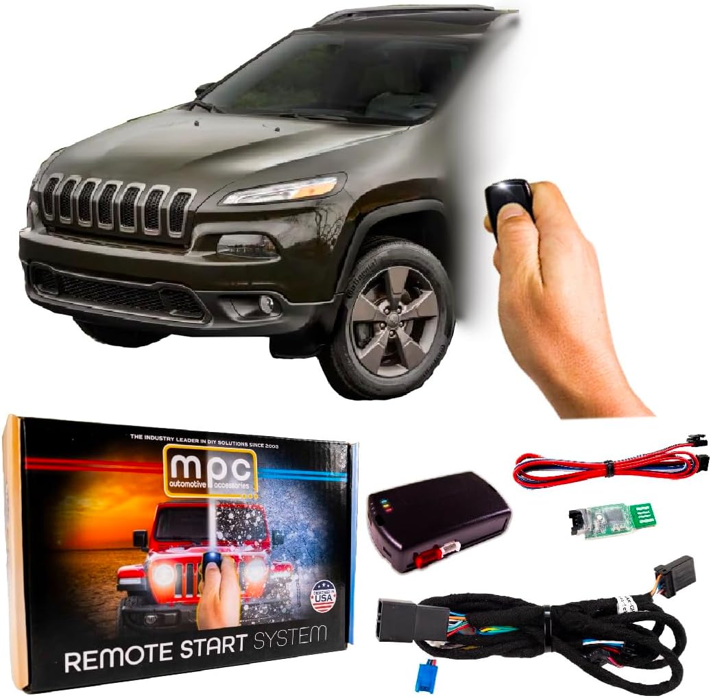 Amazon.com: MPC Remote Start Kit Compatible with Jeep Cherokee 2015 ...