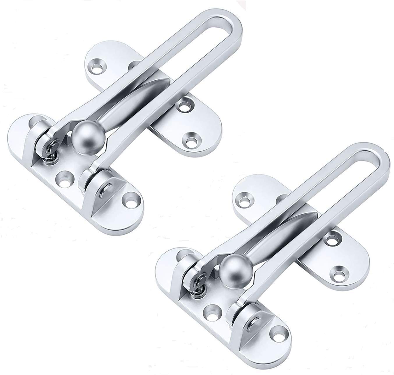Buy Door Security Latch Swing Bar Lock, 2 Pack Door Lock Latch for Kids ...