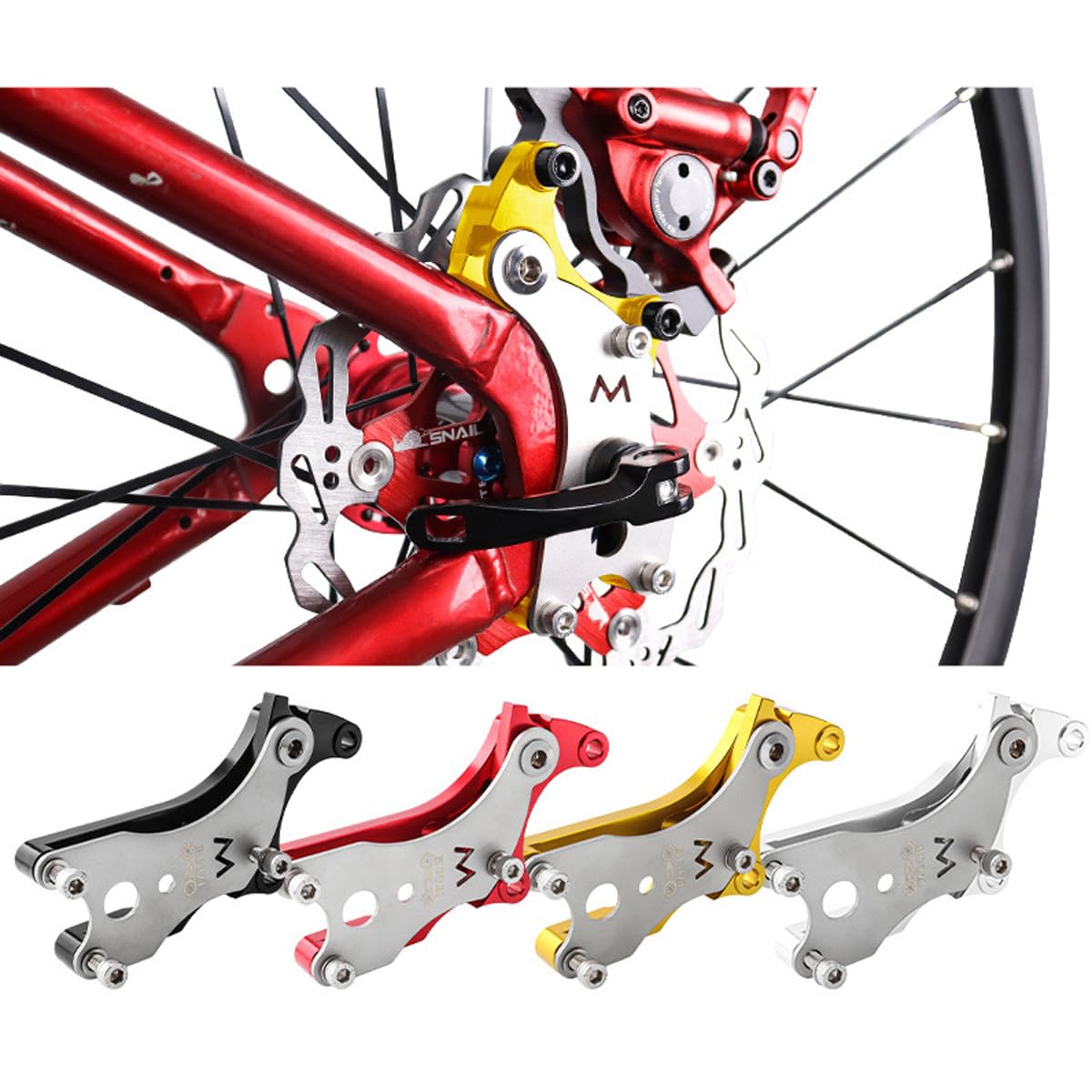 Snapklik.com : Bicycle Disc Brake Adapter, Bicycle Disc Brake Converter ...