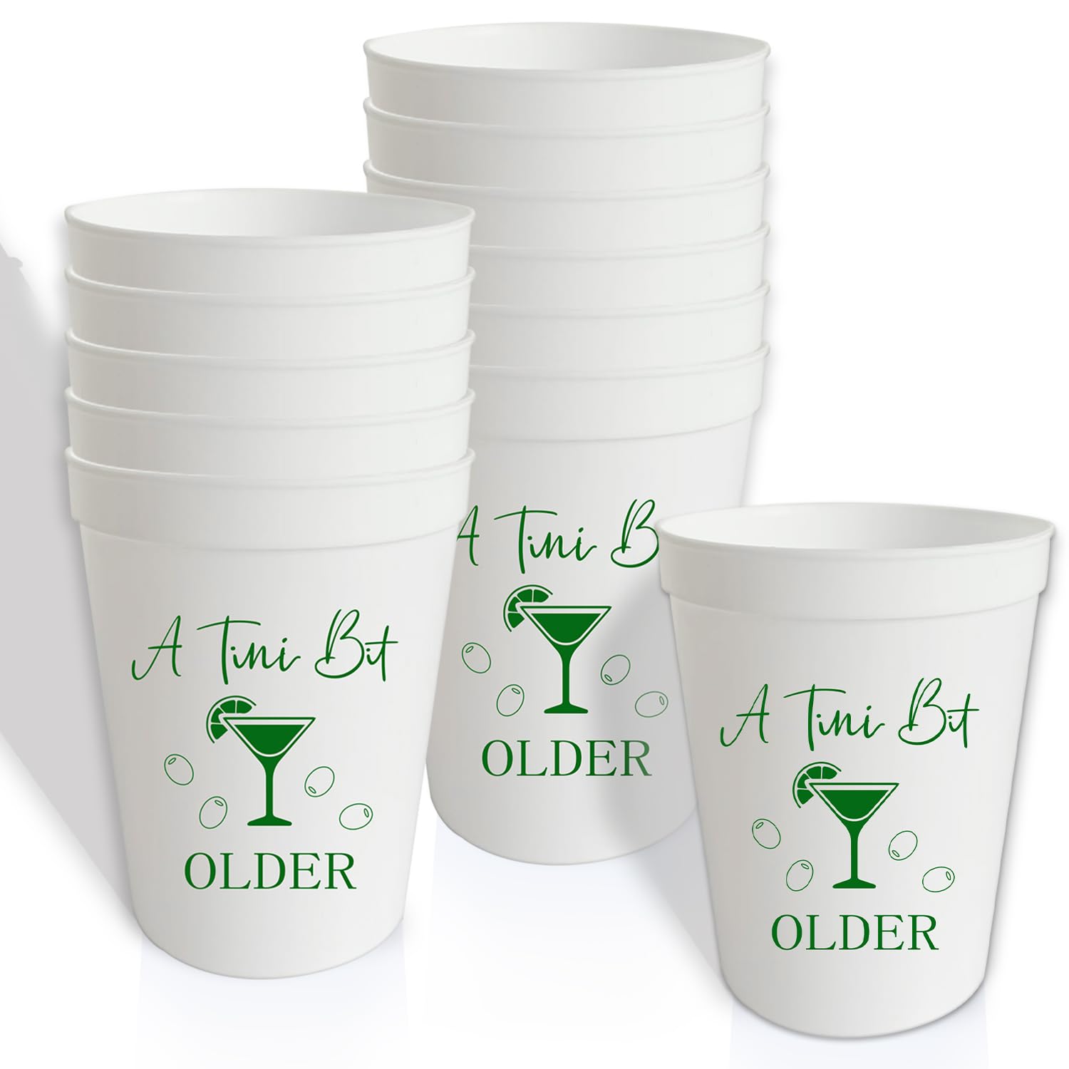 Amazon.com: 12PCS A Tini Bit Older Cups Martini Bar Party Decorations ...