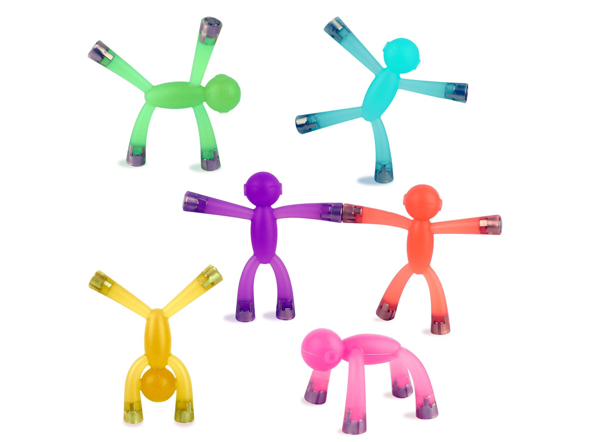 Amazon.com: laleay 6pcs Magnetic Toys,Magnet Men for Kids,Magnetic ...