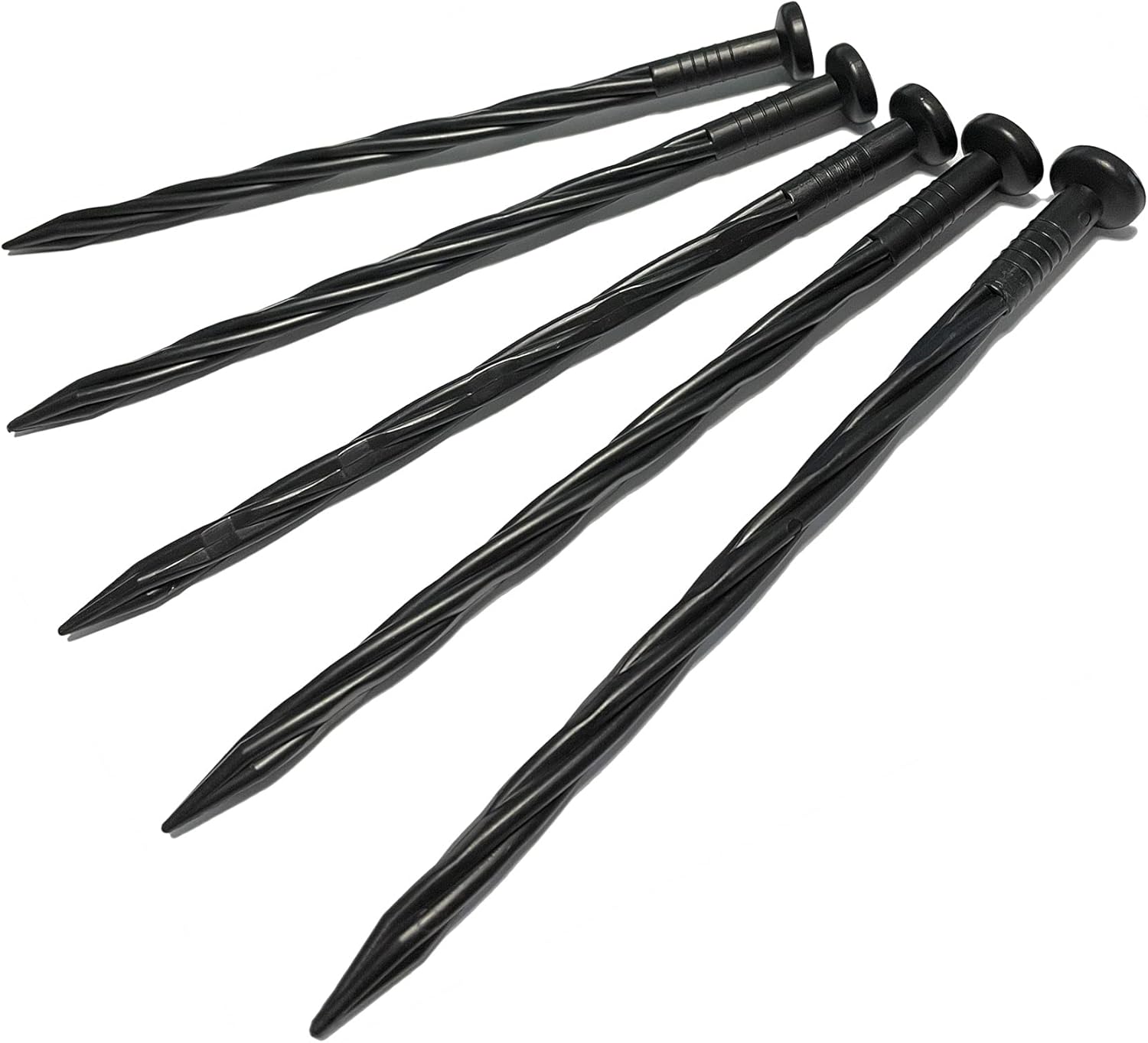 Amazon.com : WOCHOLL Spiral Landscape Anchoring Spikes 8 in 60 PCS ...