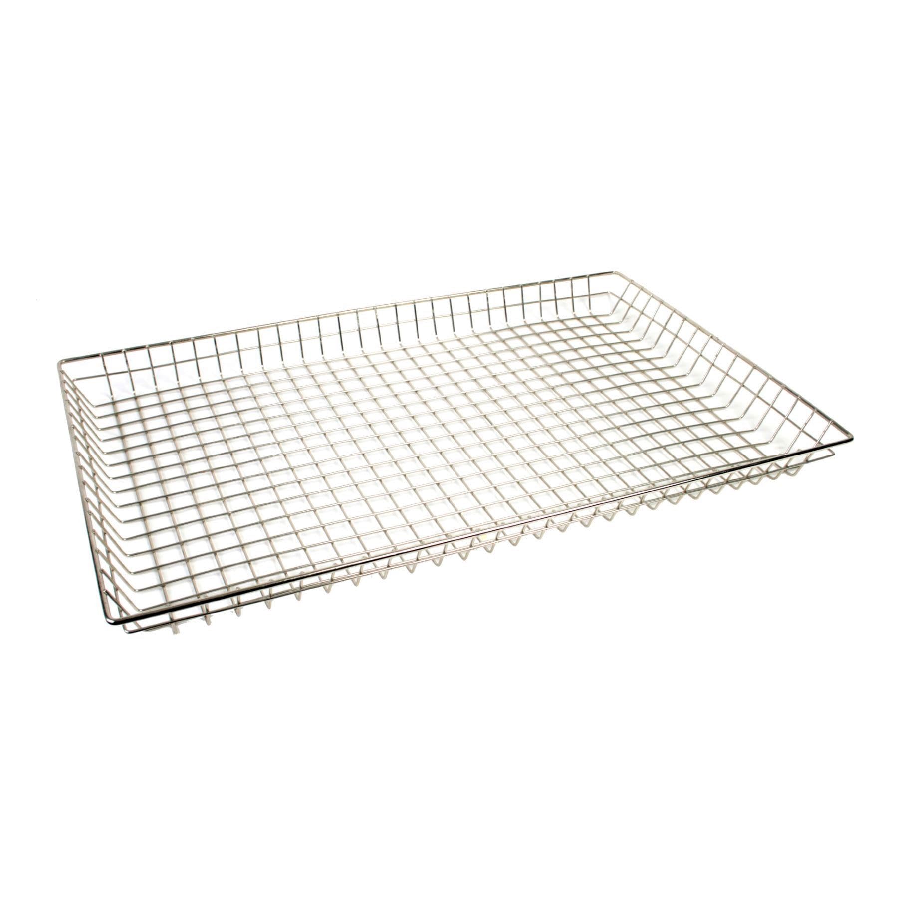 Snapklik.com : 16" X 26” Rectangular Wire Pastry Doughnut Basket Nickel ...