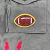 Amazon.com: SaktopDeco 6 PCS Football Patch Chenille Football Iron On ...