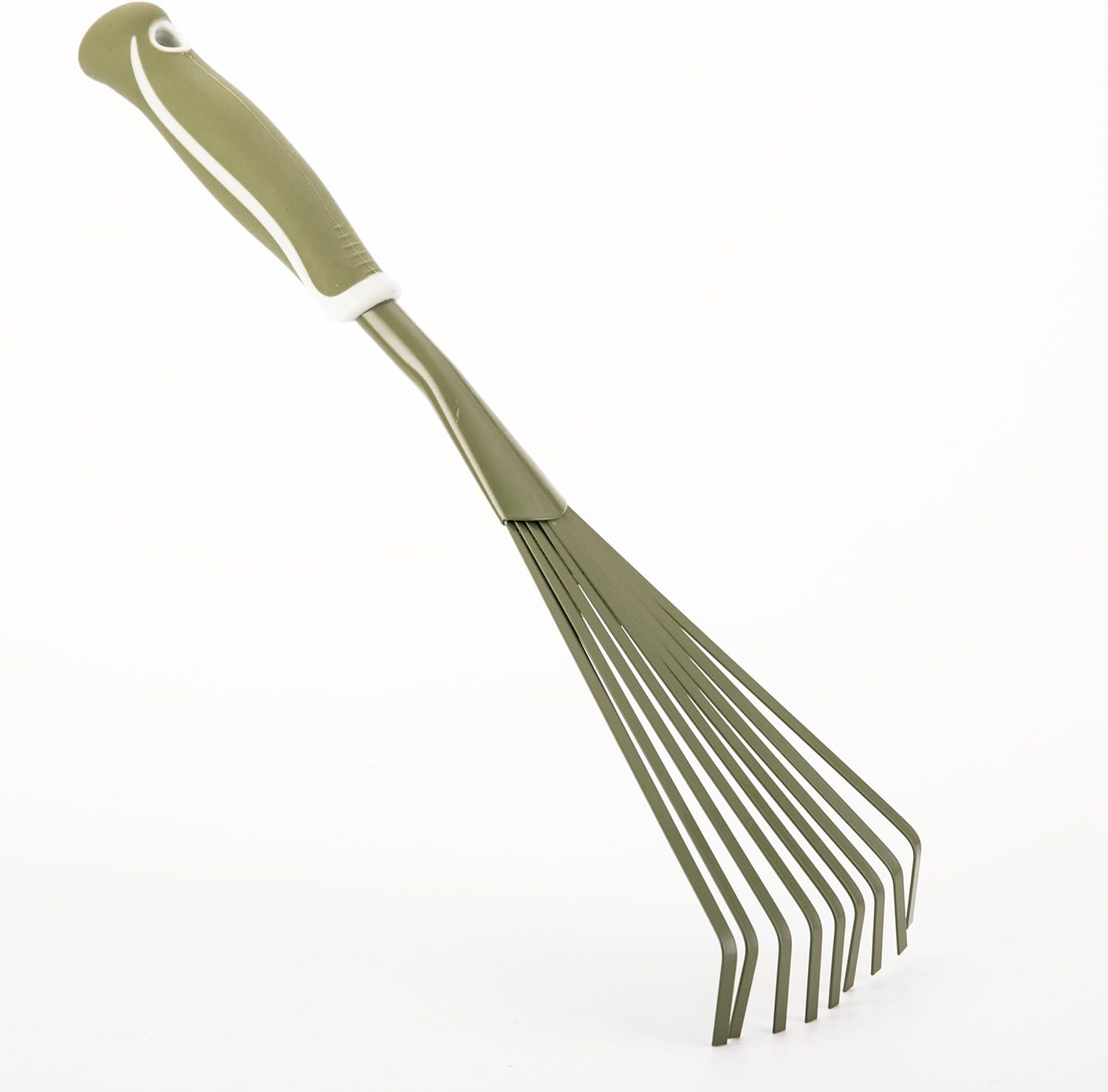 Amazon.com: Sungmor 9 Strong Tines Gardening Leaf Rake Hand Tool ...
