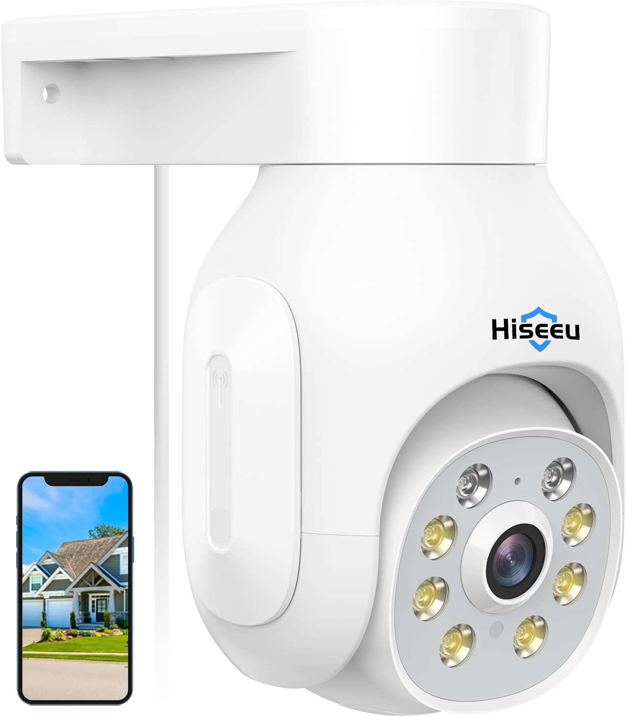 Amazon.com : Hiseeu Wireless Security Camera Outdoor, 2.4G/5G 3MP WiFi ...
