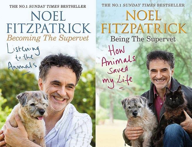 Noel Fitzpatrick 2 Book Set Collection - Being the Supervet / Becoming ...