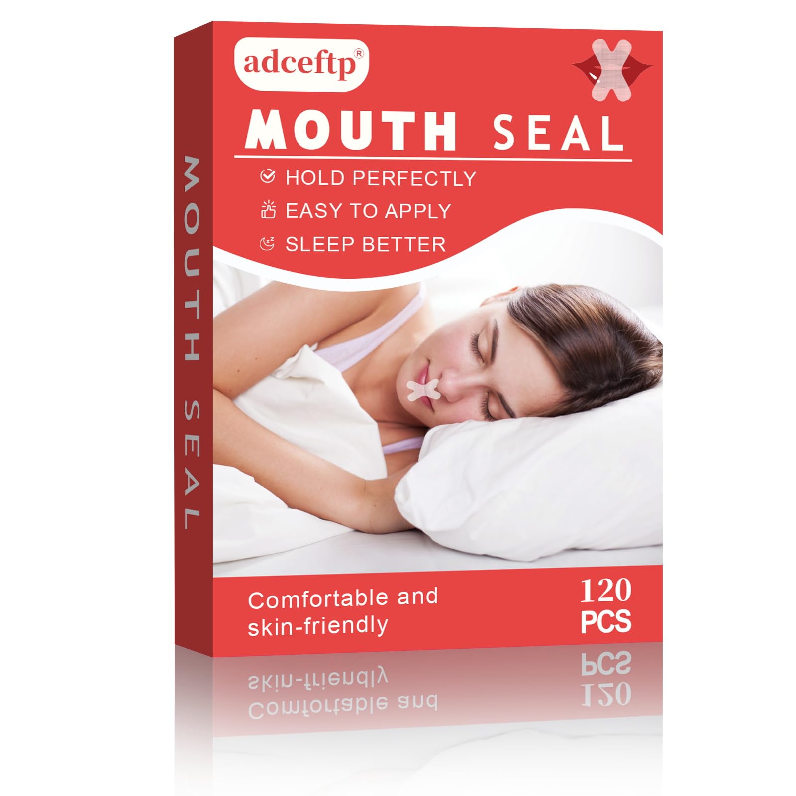 Mouth Tape for Sleeping, 120 Pieces Mouth Tape, Snoring Plasters, Sleep ...