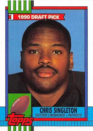 Amazon.com: 1990 Topps Disclaimer Back Football #416 Chris Singleton RC ...