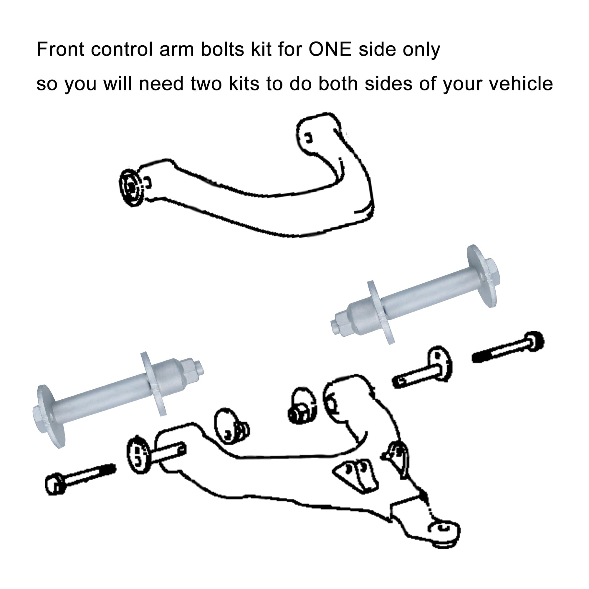Suspension Arm ACROPIX Alignment Eccentric Adjustment Cam Cam Bolts For ...