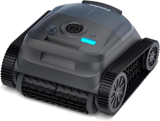 Amazon.com : Pondee X5 Cordless Robotic Pool Cleaner, Wall & Waterline ...
