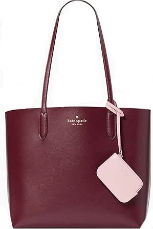 Amazon.com: Kate Spade Ava Leather Reversible Tote (Derp berry ...