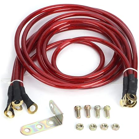 Amazon.com: Universal Ground Wire Grounding Wire Kit 5Point Car ...