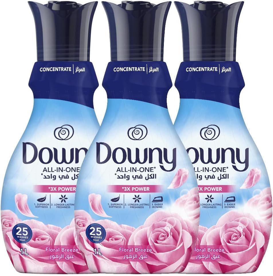 Downy Concentrate Fabric Softener, Floral Breeze, 1L Triple Pack: Buy ...