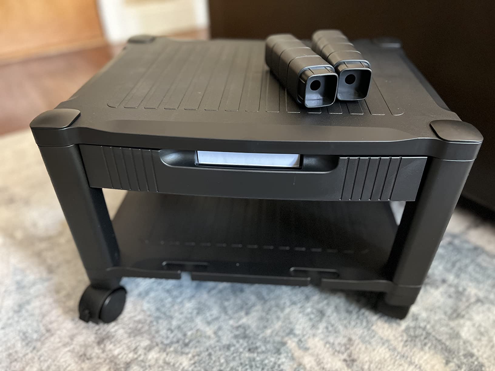 $9/mo - Finance HUANUO Under Desk Printer Stand with Cable Management ...