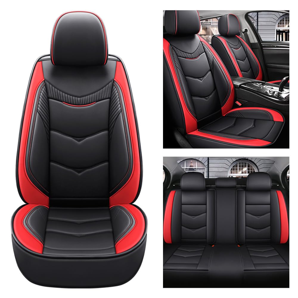 Amazon.com: Car Seat Cover Full Set Car Seat Cover Waterproof and Anti ...