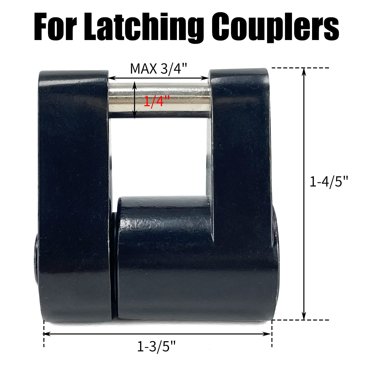 Snapklik.com : Sutekus Trailer Coupler Lock, Dia 1/4 Inch, 3/4 Inch ...