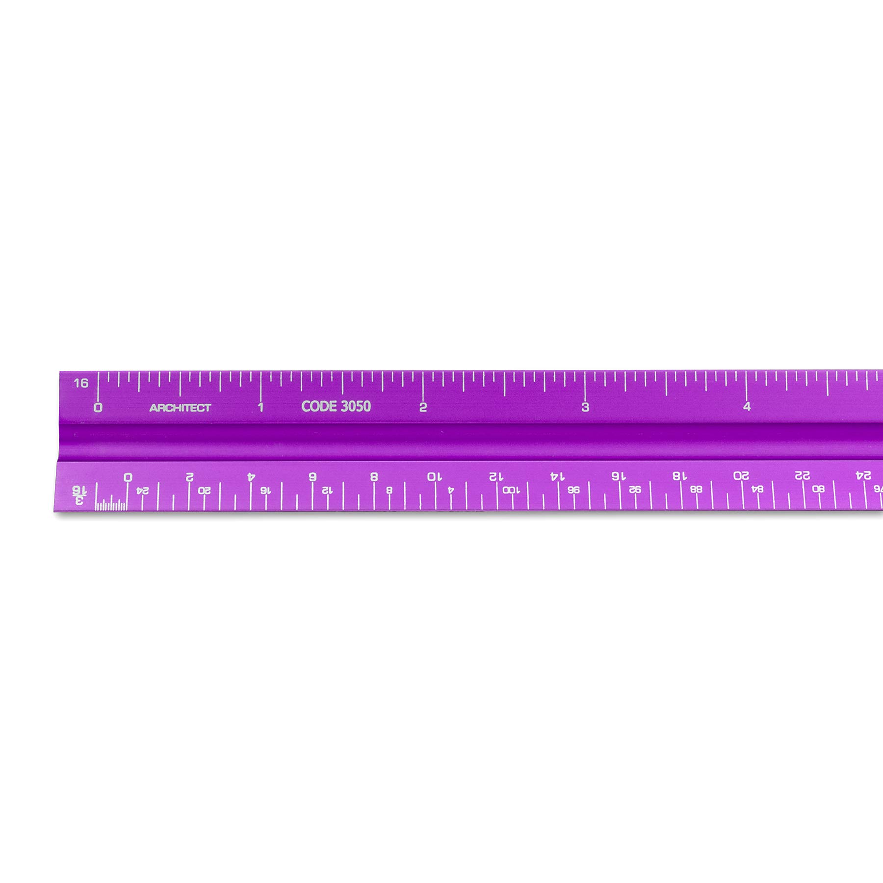 Snapklik.com : Alumicolor Aluminum Architect Solid Drafting Scale