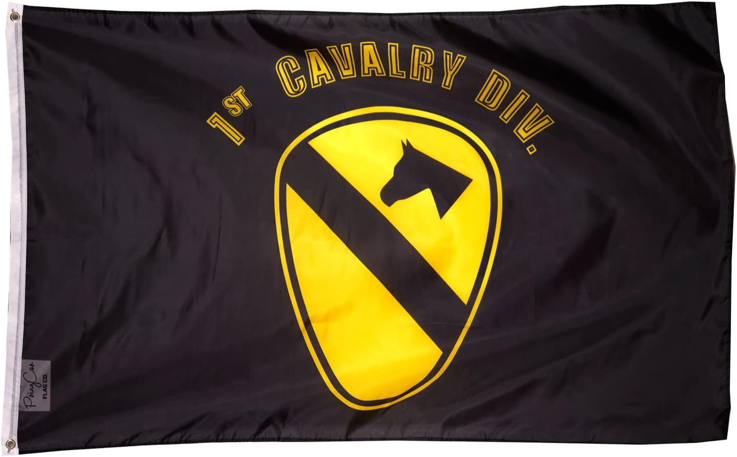 Amazon.com : 1st Cavalry Division Black MILITARY Flag 3x5 Ft Polyester ...