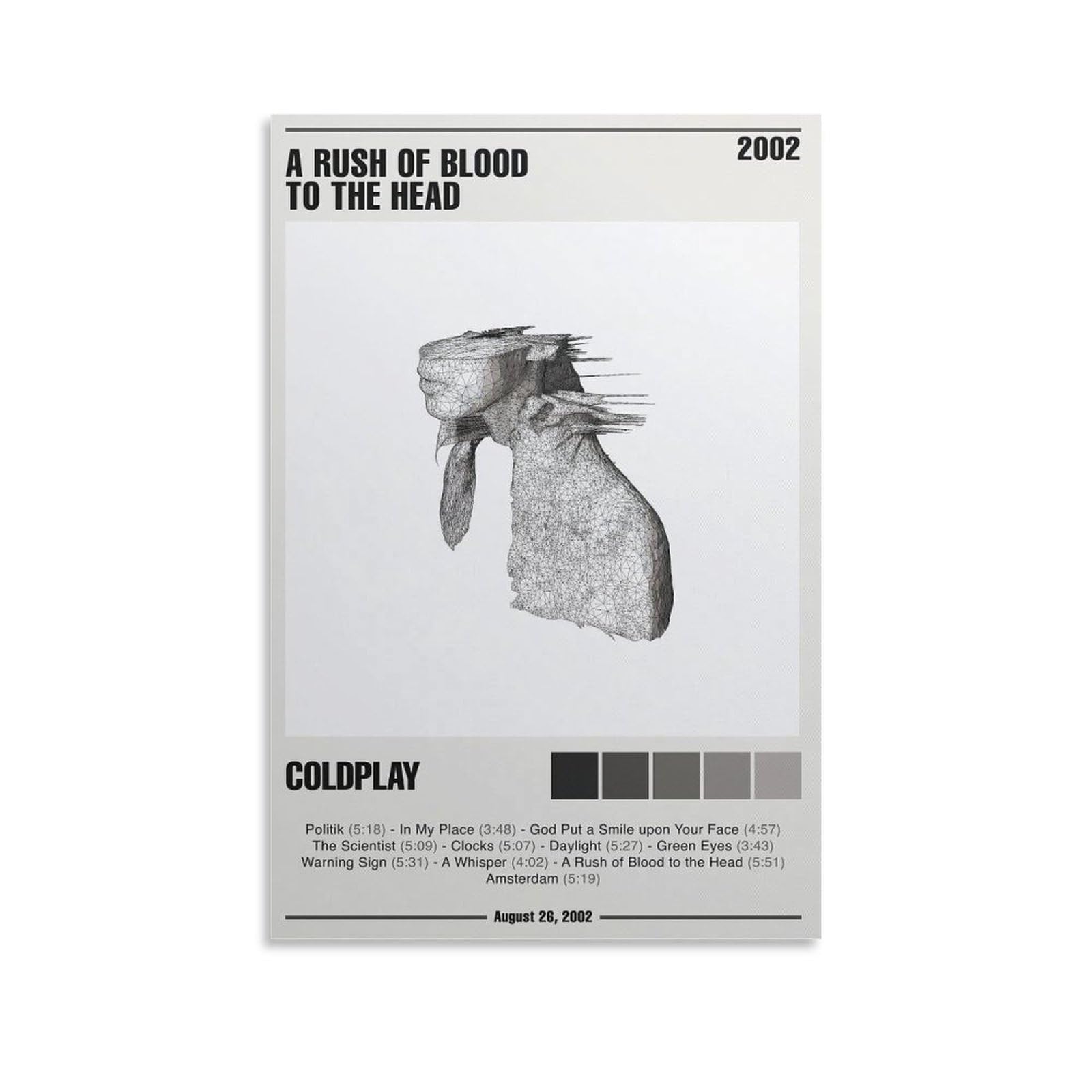 Coldplay The Scientist Album Cover