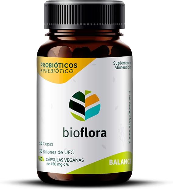 Probioticos Bioflora Balance, 60 capsulas de un Producto Simbiotico ...