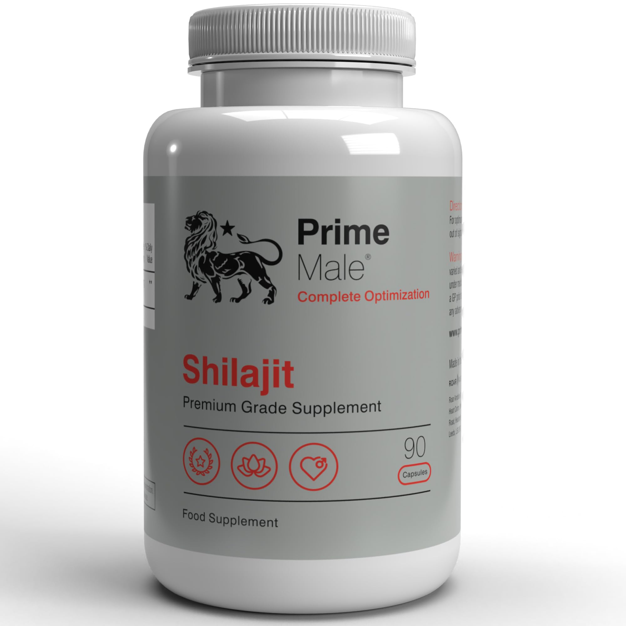 Prime Male Shilajit High Potency Shilajit Extract For Men Standardized ...