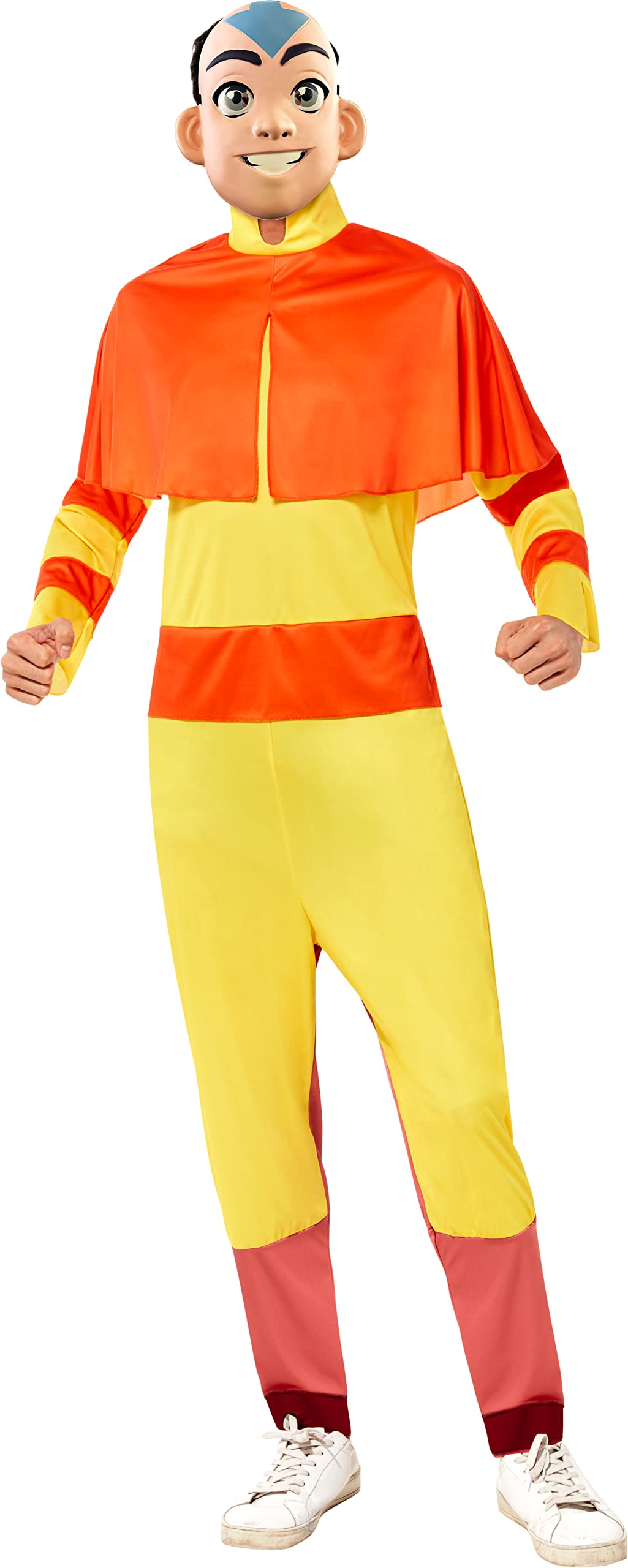 Rubie's Men's Avatar: the Last Airbender Aang Costume Jumpsuit With ...