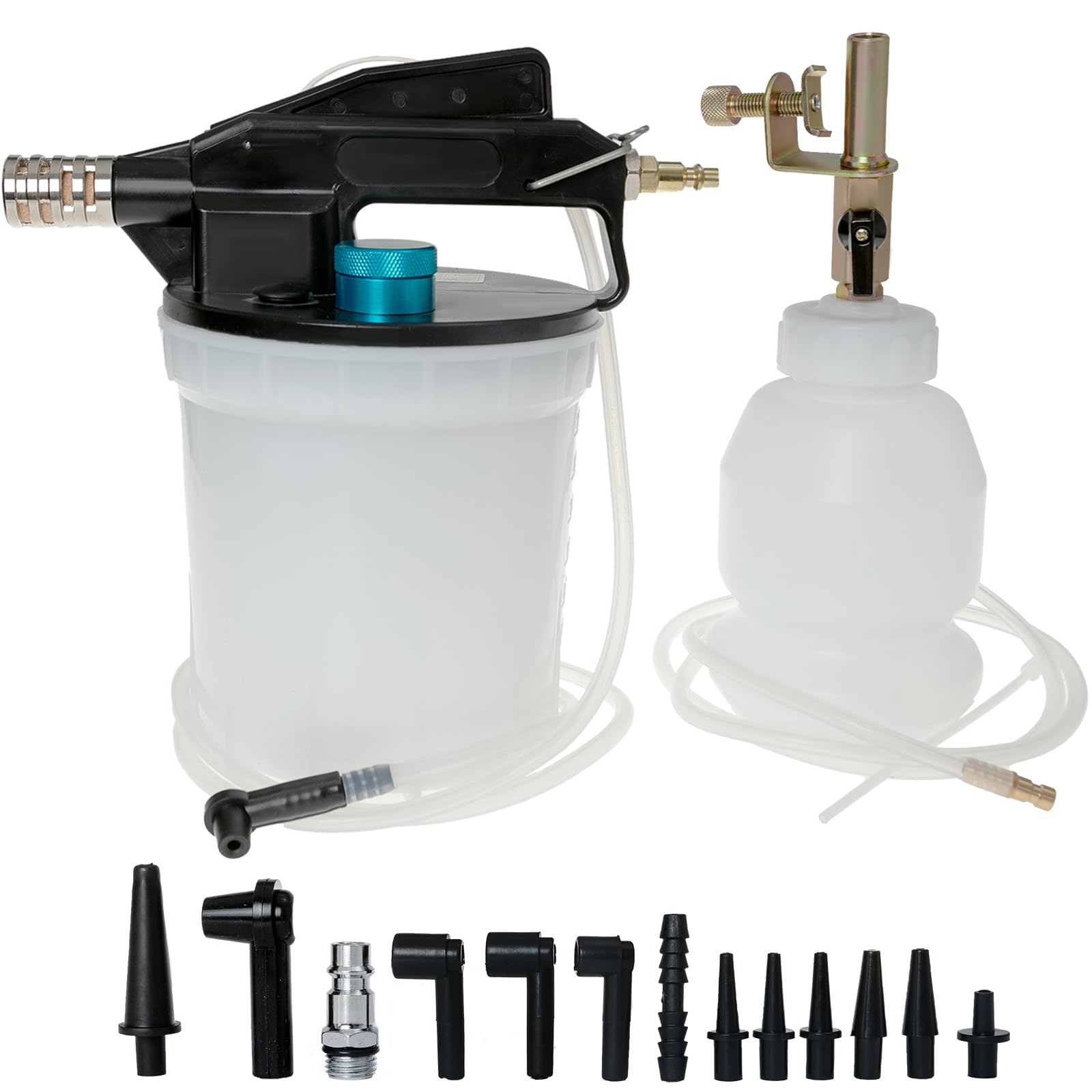 Punmew 2L Vacuum Brake Bleeder Kit One Person Pneumatic Brake Fluid ...